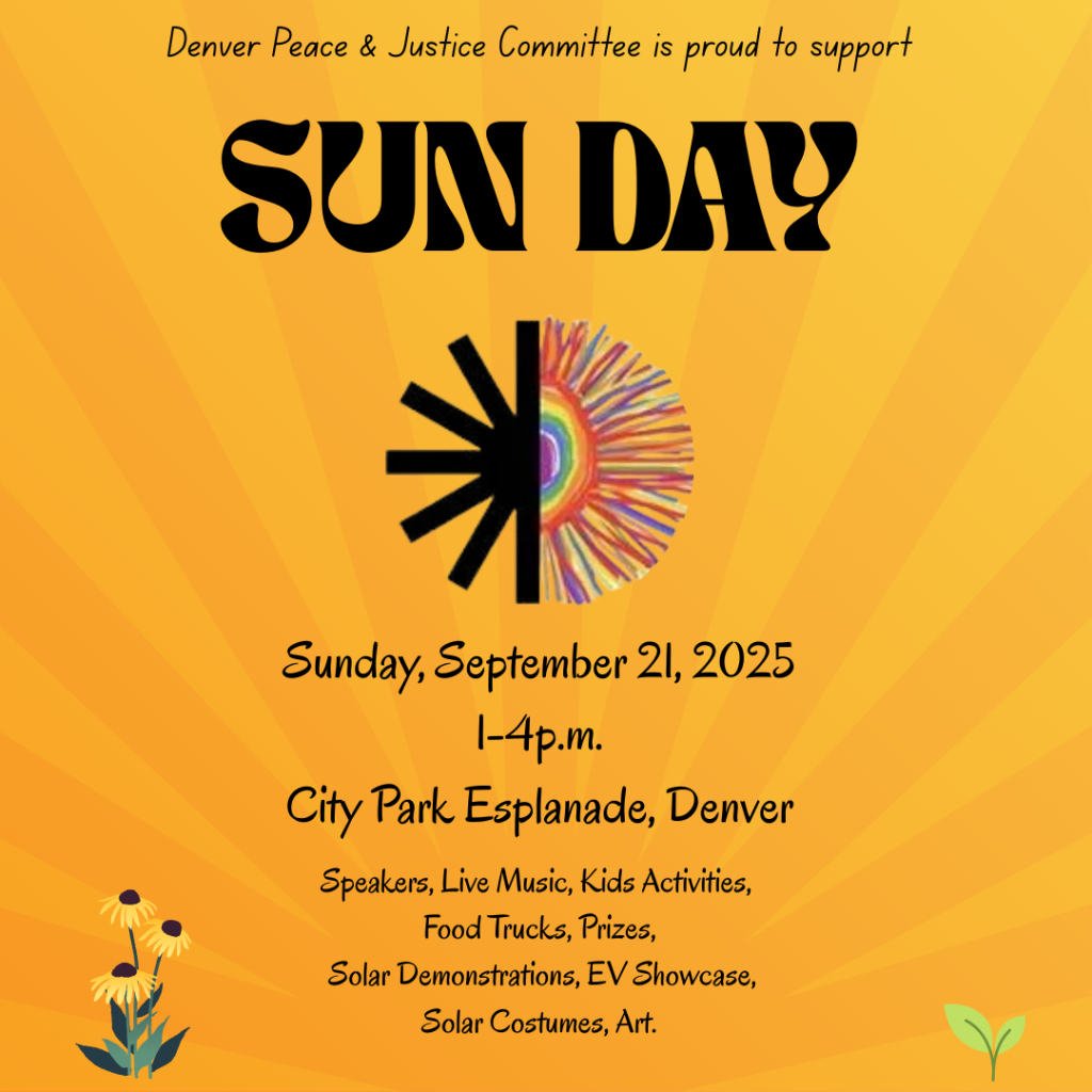 Celebrate Sun Day with us! September 21 - 1–4 PM - Denver Justice ...
